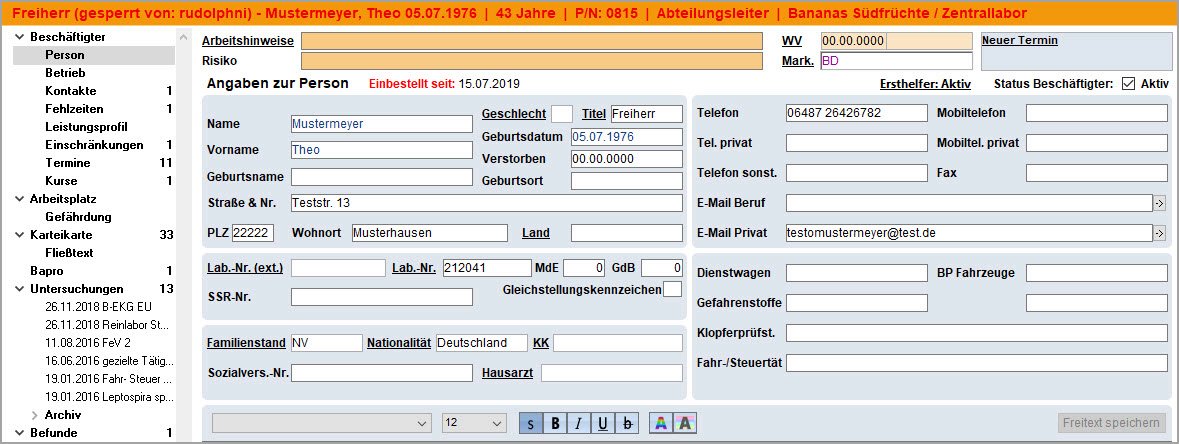 Neu in BASIS 5: Medisoft GmbH